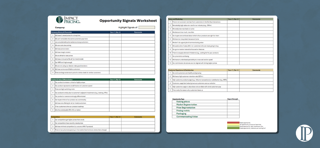Uncover Hidden Profits with Our Opportunity Signals Worksheet